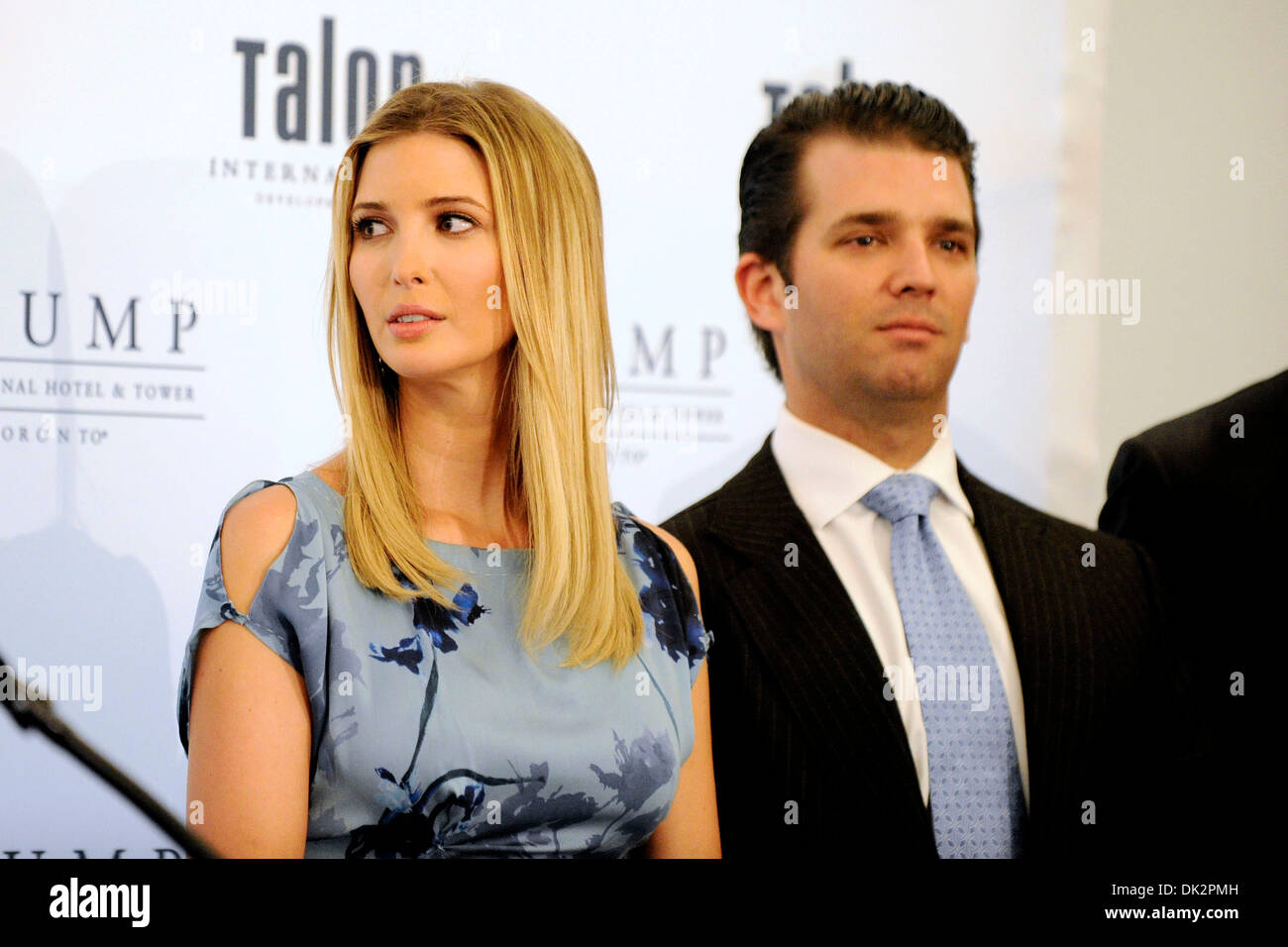 Ivanka Trump and Donald Trump Jr Ribbon-cutting ceremony at Trump ...