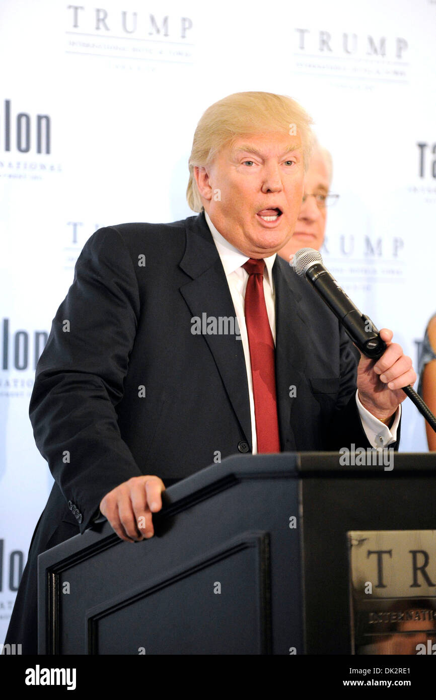 Donald Trump Ribbon-cutting ceremony at Trump International Hotel and ...