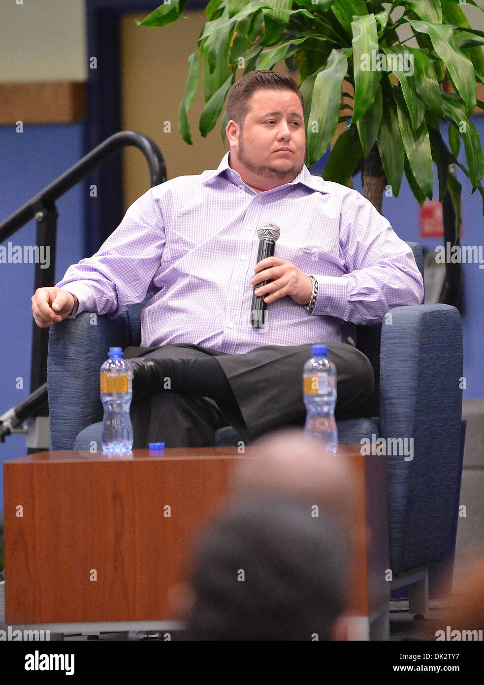 Chaz Bono lectures students of Florida International University about ...