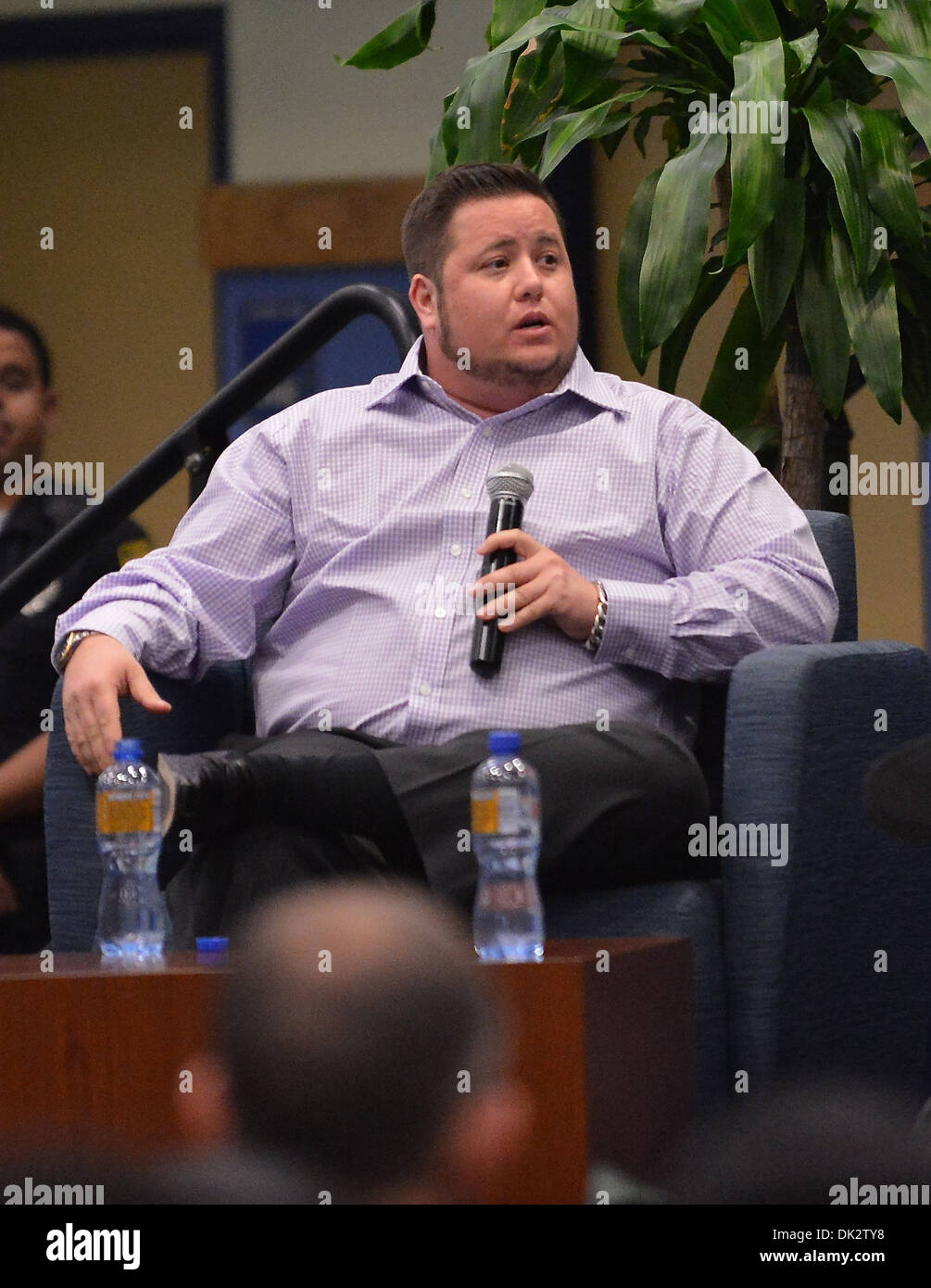 Chaz Bono lectures students of Florida International University about ...