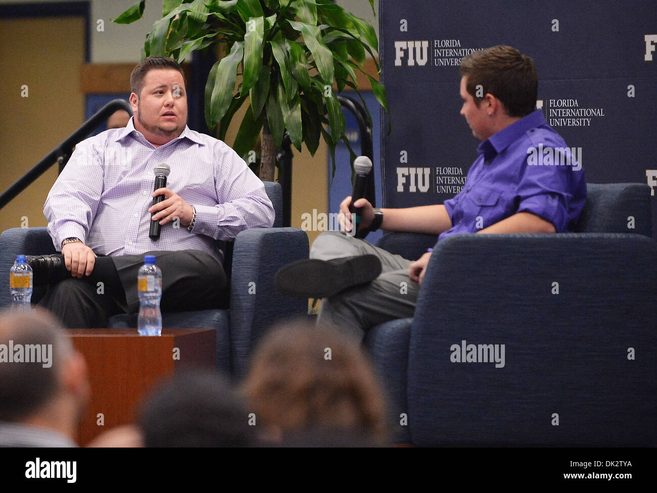Chaz Bono lectures students of Florida International University about ...