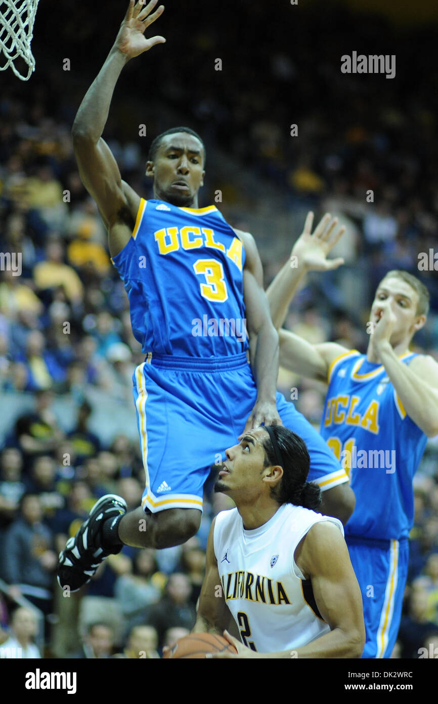 Feb. 20, 2011 - Berkeley, California, U.S - UCLA Bruins guard Malcolm ...