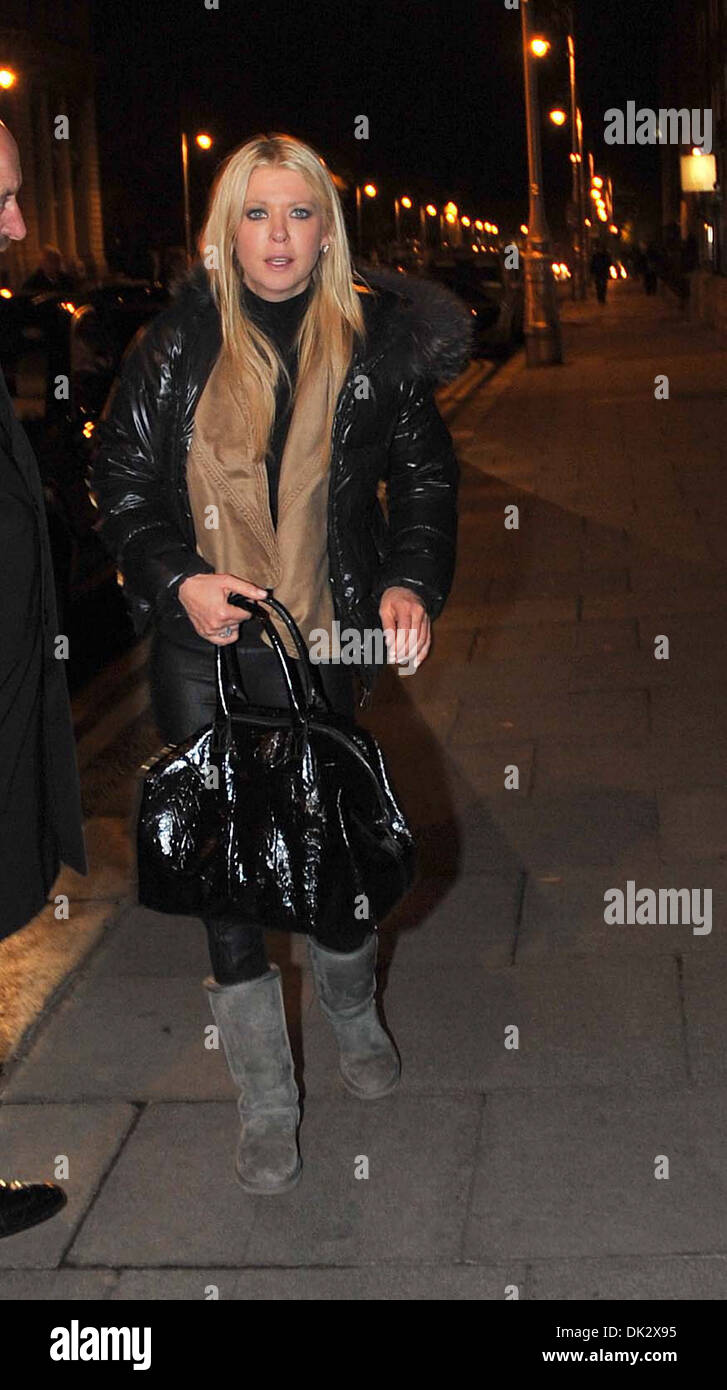 Tara Reid 'American Reunion' stars arrive at Merrion Hotel Dublin ...