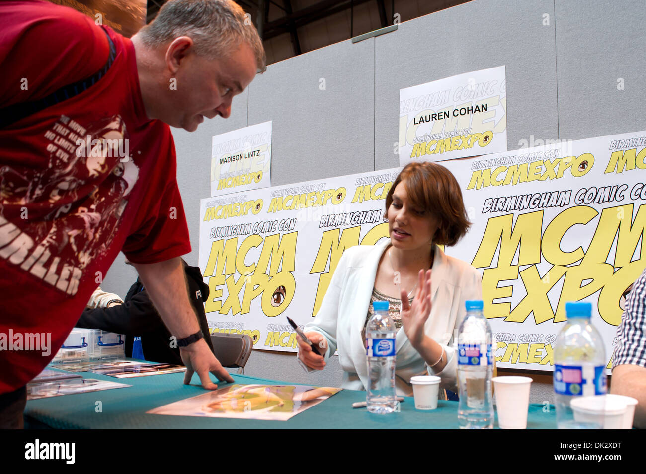 Lauren Cohen 2012 Memorabilia Show at NEC Birmingham Birmingham England ...