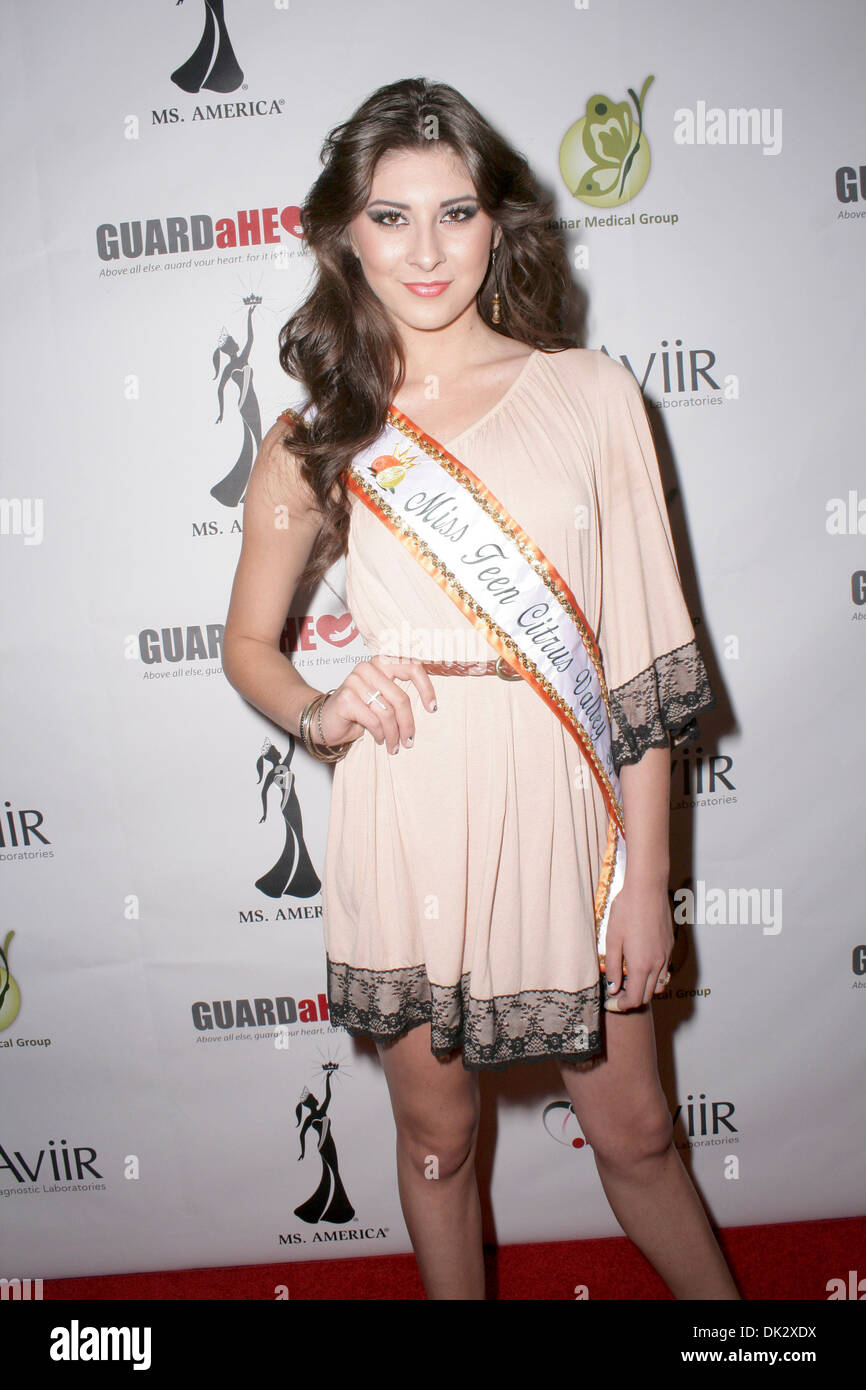 Emily Delgado 2012 Ms America Pageant held at Doubletree Suites Anaheim ...