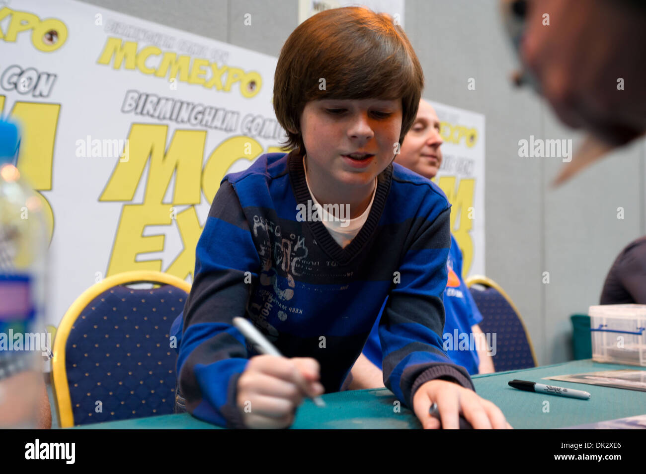 Chandler Riggs 2012 Memorabilia Show at NEC Birmingham Birmingham ...