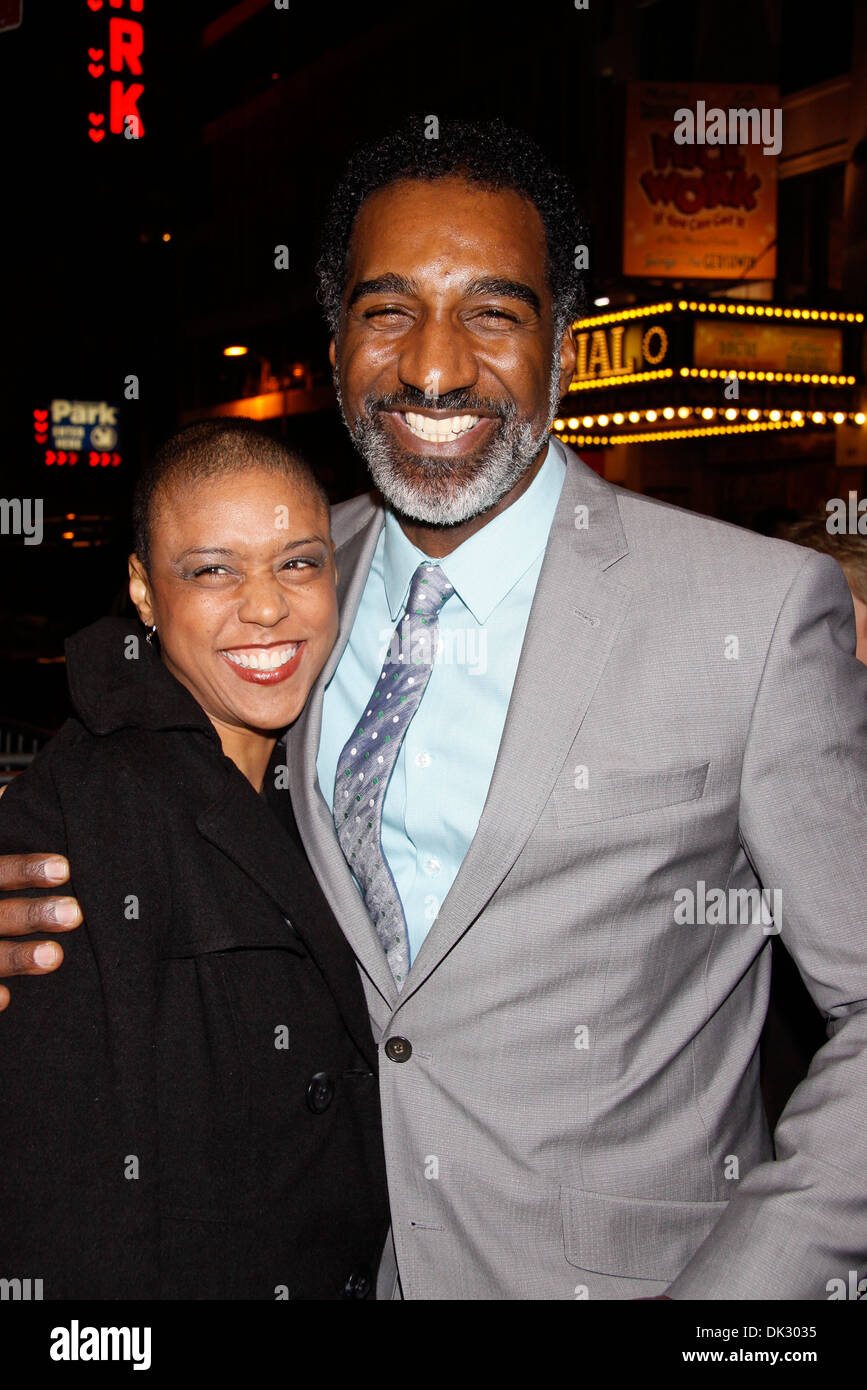 Donna Jarrett and Norm Lewis Broadway opening night of Gore Vidal's 'The Best Man' at Gerald ...