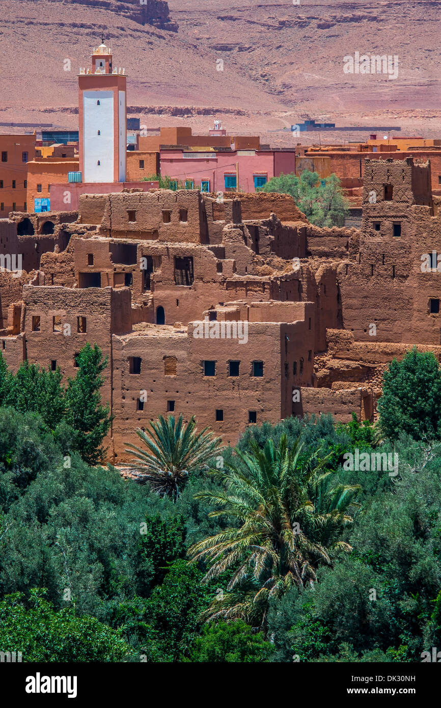 Kasbah, ancient typical fortification in Morocco Stock Photo - Alamy