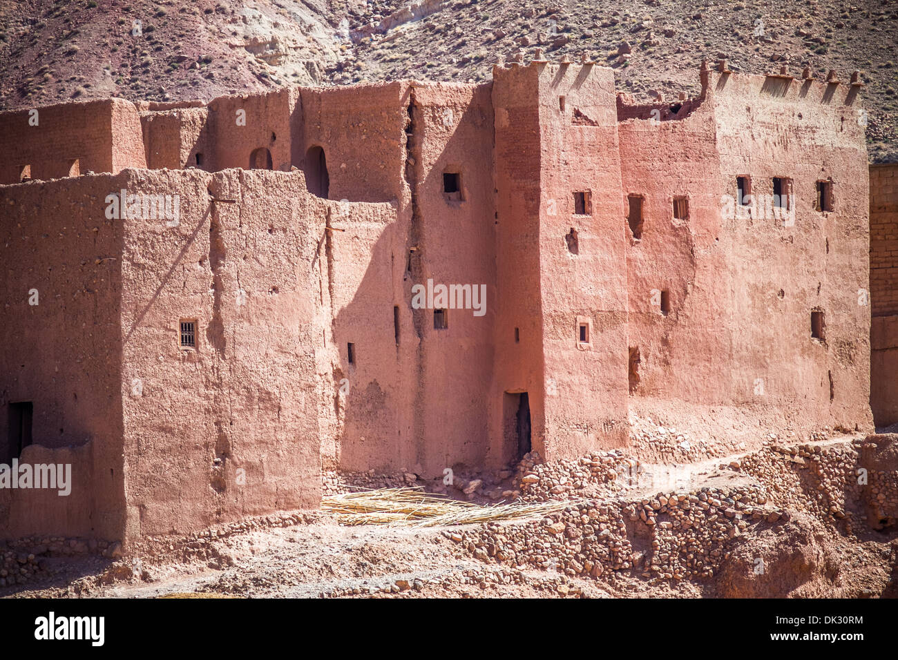 Kasbah, ancient typical fortification in Morocco Stock Photo - Alamy