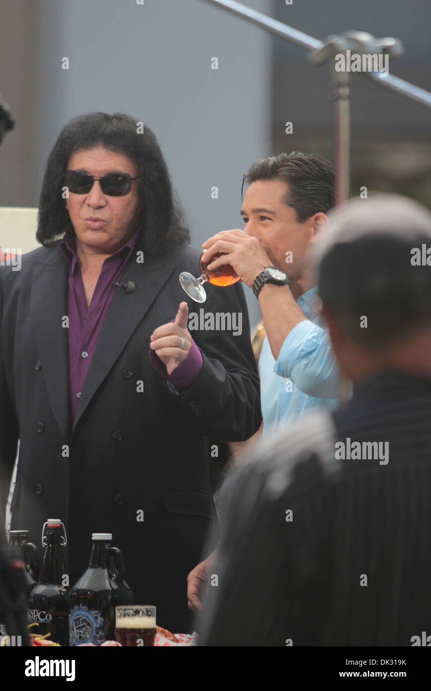 Gene Simmons Celebrities at Grove to appear on entertainment news show ...