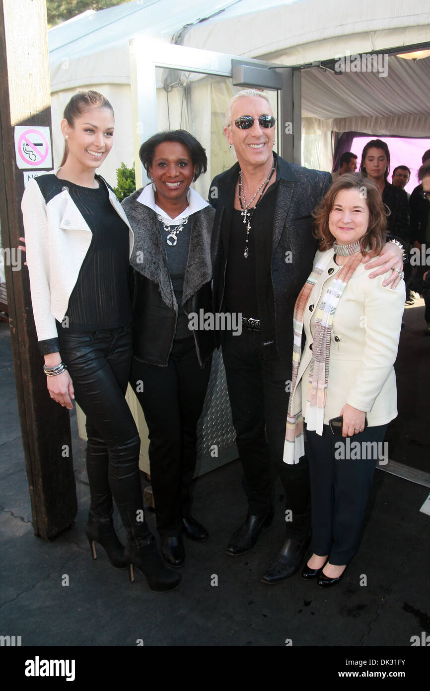 Dayana Mendoza Candace S Matthews Dee Snider and Sharon Cohen 2012 ...