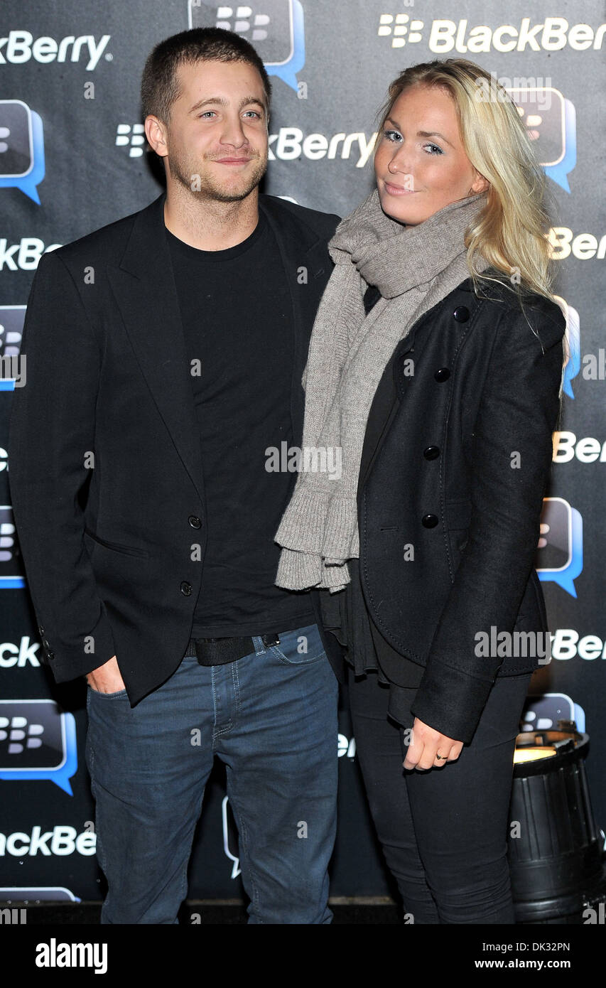 Tyrone Wood and guest Blackberry BBM - party held at Bankside Vaults ...