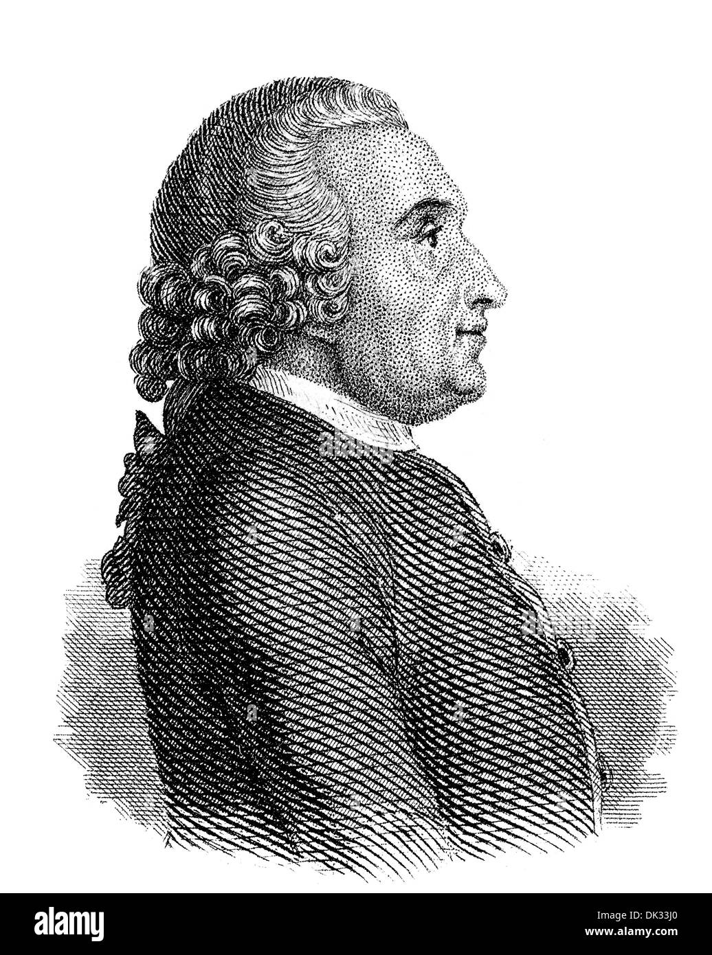 Johann Bernhard Basedow, 1724 - 1790, a German theologian, educator ...