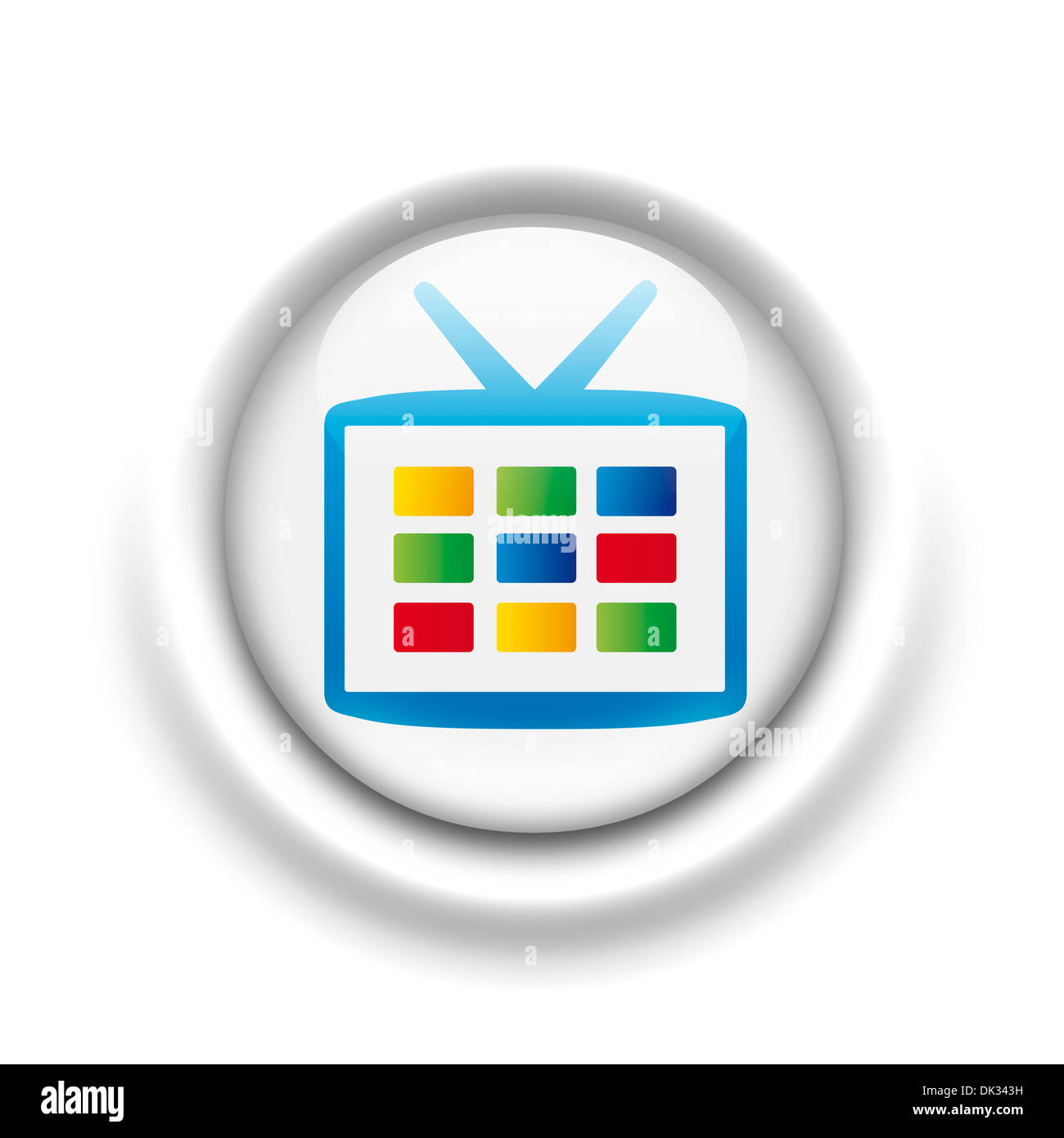 Google TV logo symbol icon flag emenblem Stock Photo - Alamy