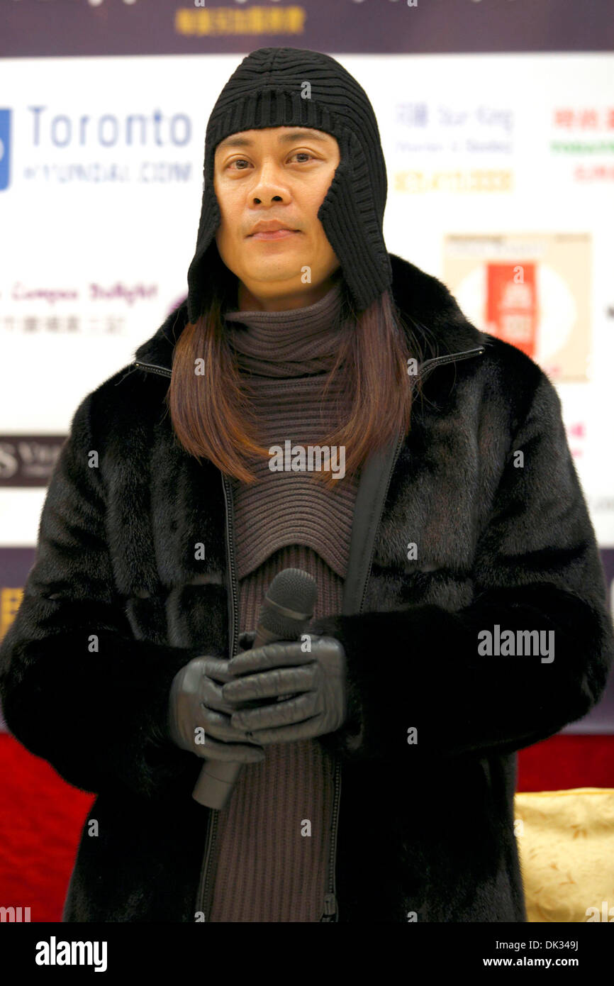 Calvin Yat-Chi Choy Hong Kong Cantopop band 'Grasshopper' press ...