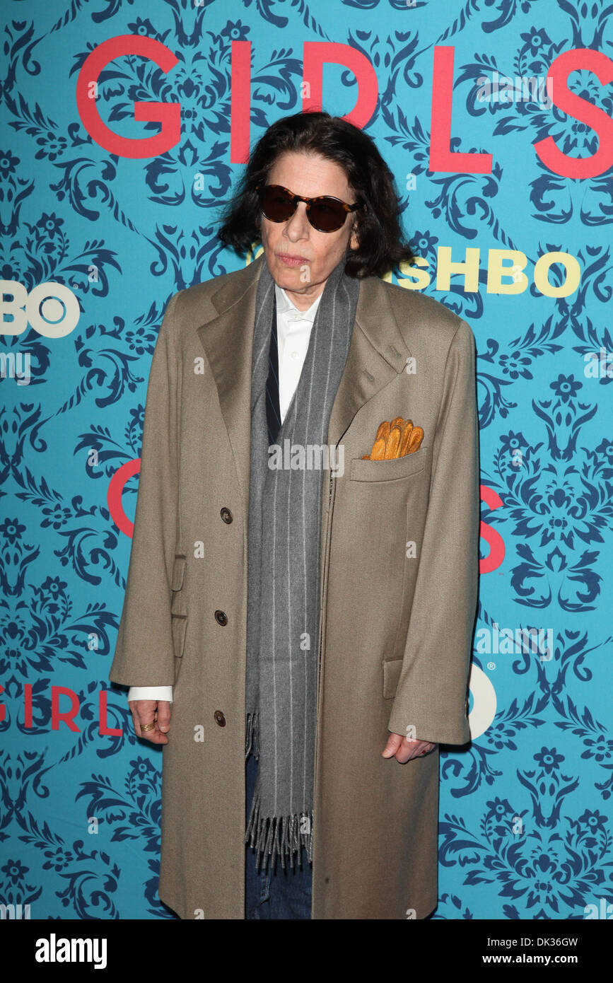 Fran Lebowitz New York Premiere of HBO's new series 'Girls' at SVA ...