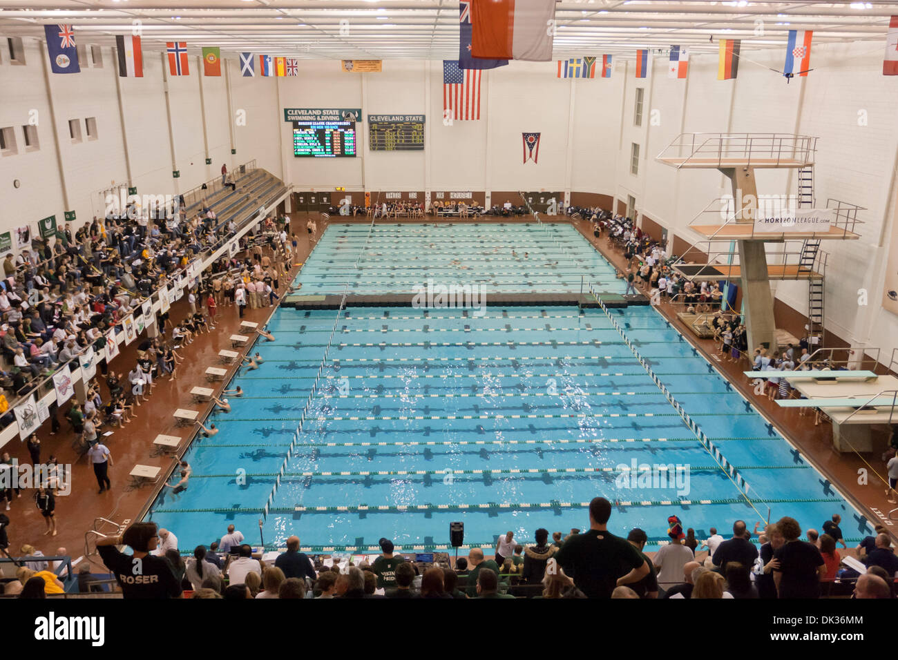 Feb. 25, 2011 - Cleveland, Ohio, U.S - The Busbey Natatorium on the ...