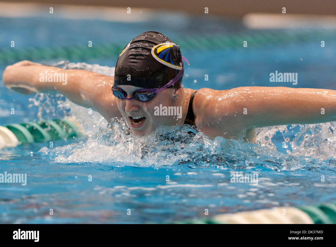 Feb. 26, 2011 - Cleveland, Ohio, U.S - Milwaukee Panthers swimmer ...