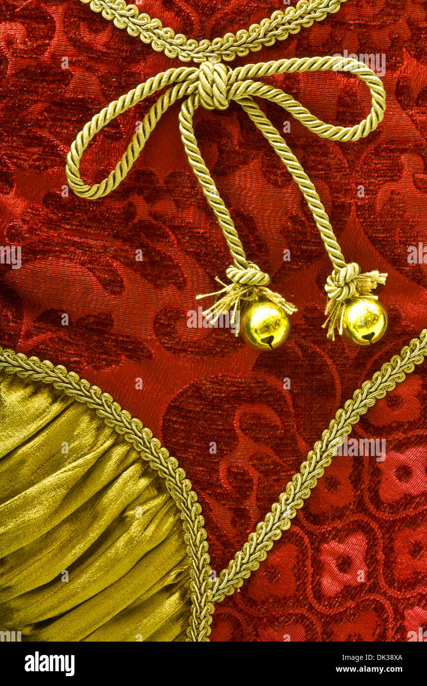 Red and Gold Christmas Material Background - Red and Gold Christmas ...