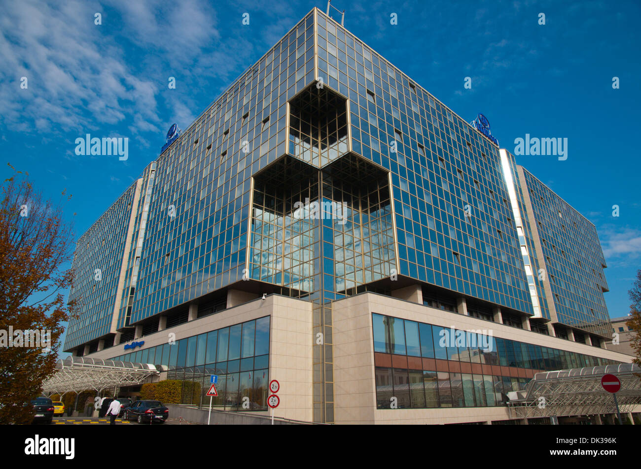 Hotel Hilton Karlin district Prague Czech Republic Europe Stock Photo ...