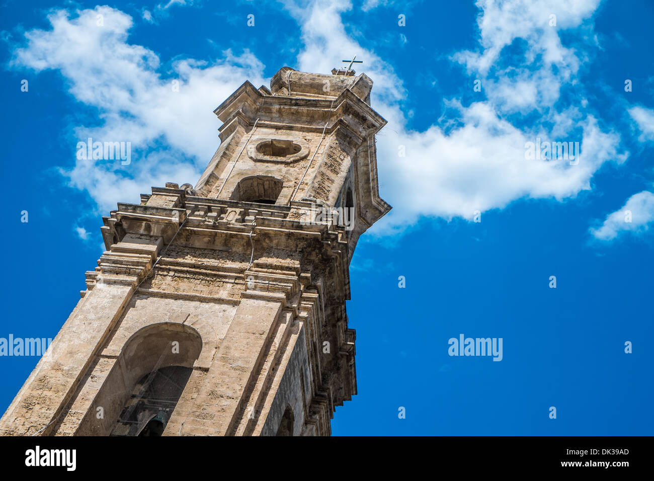 Beautiful bell tower in the south of Italy Stock Photo - Alamy