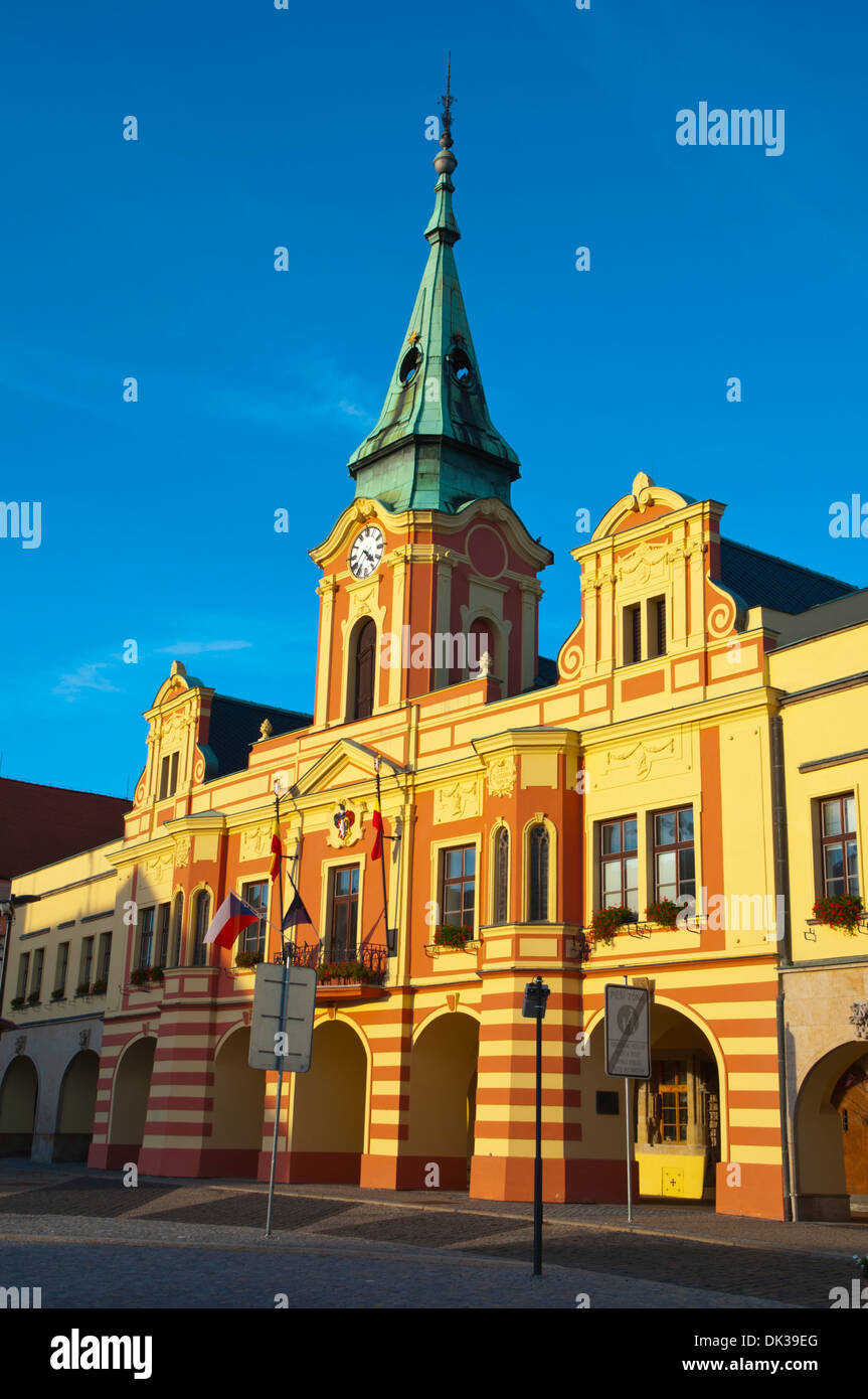 Radnice the town hall Namesti Miru main square old town Melnik central ...