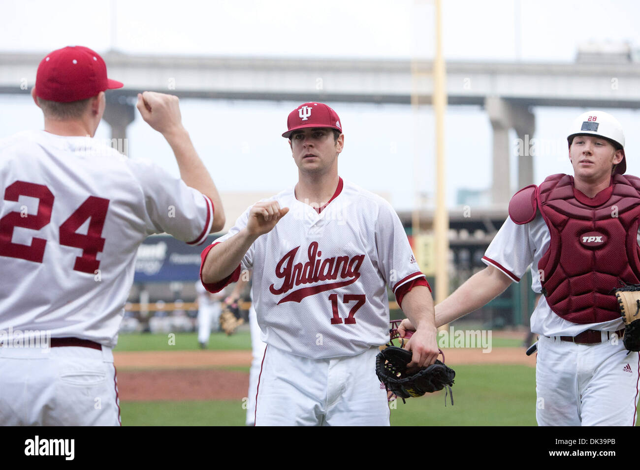 Feb. 26, 2011 - Corpus Christi, Texas, U.S - Hoosier P (17) Blake Monar ...