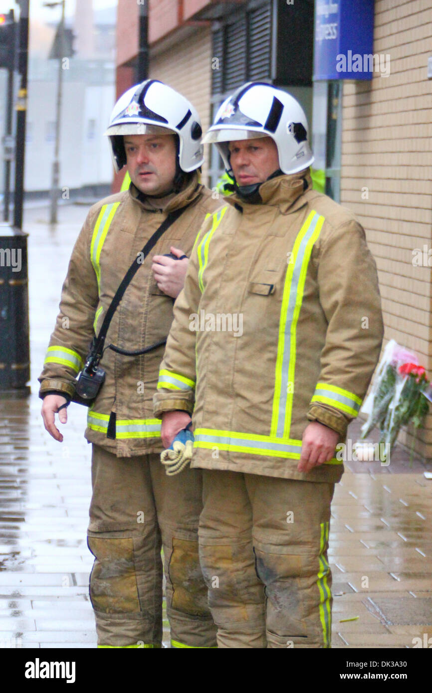 Glasgow, UK. 2nd Dec, 2013. Assistant Chief Officer David Goodhew ...