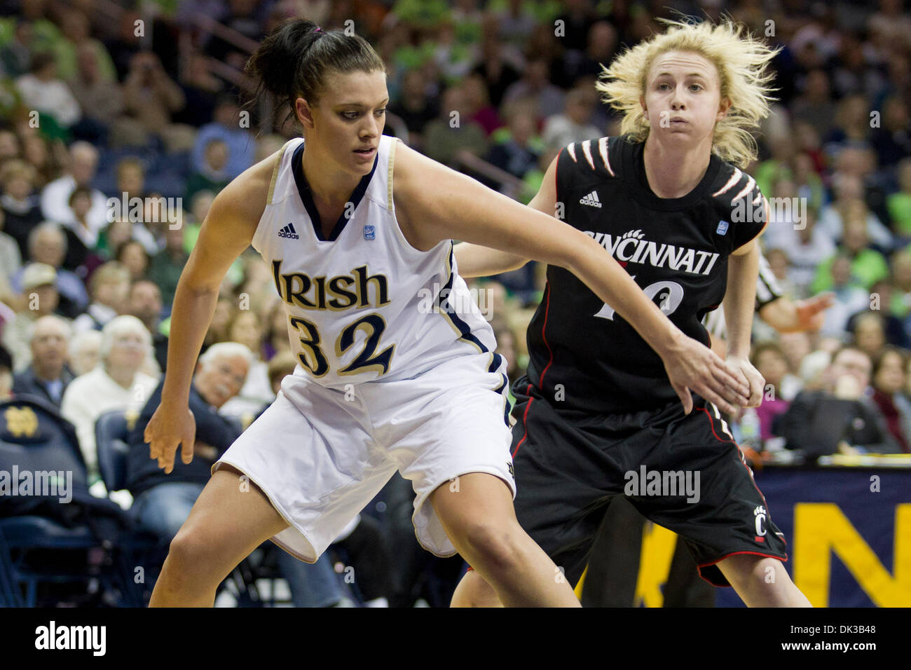 Feb. 26, 2011 - South Bend, Indiana, U.S - Notre Dame forward Becca ...