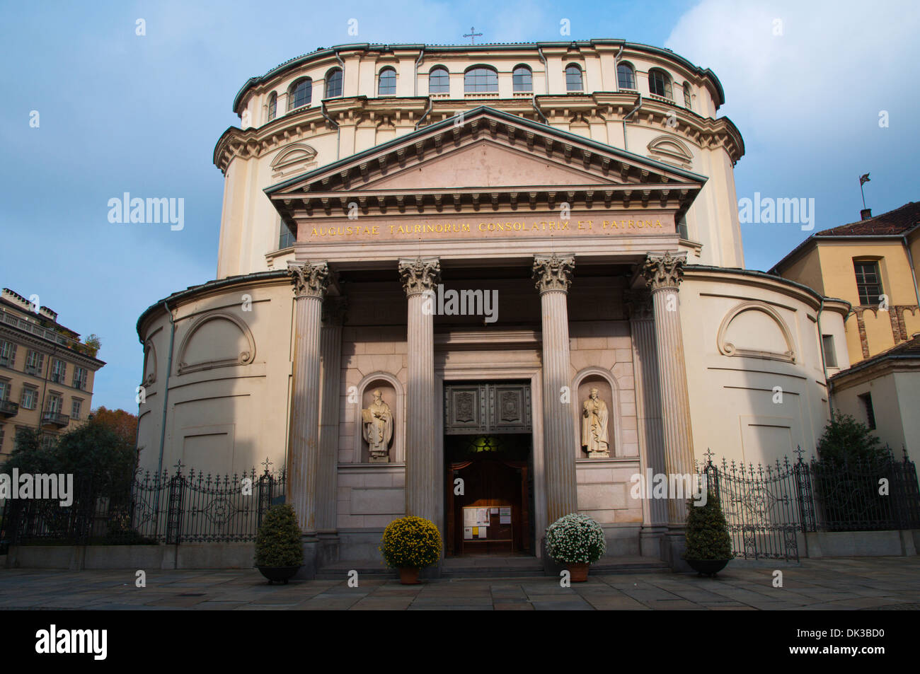Santuario della Consolata church Piazza della Consolata square Turin ...