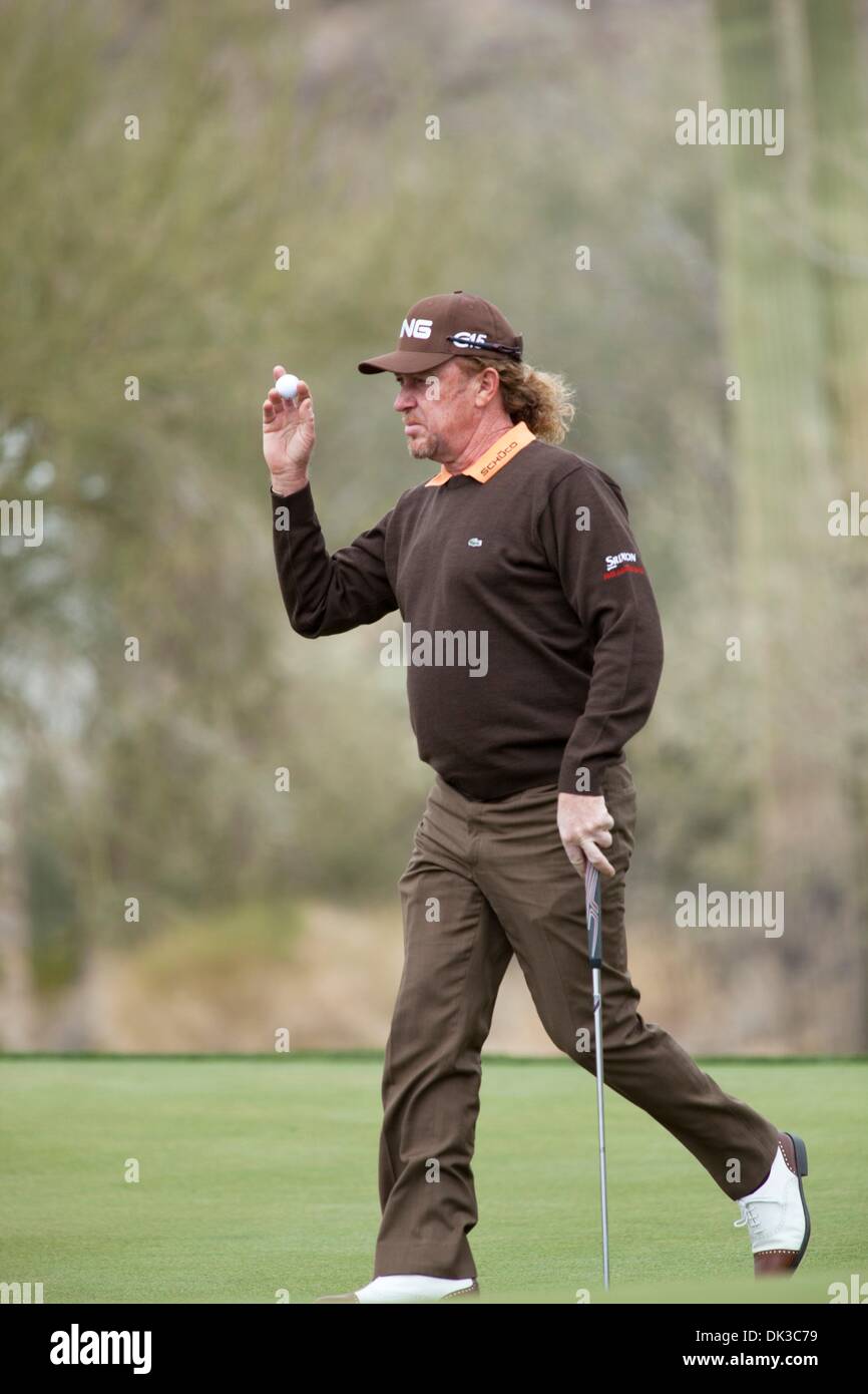 Feb 26, 2011 - Marana, Arizona, U.S. - MIGUEL ANGEL JIMENEZ during his ...