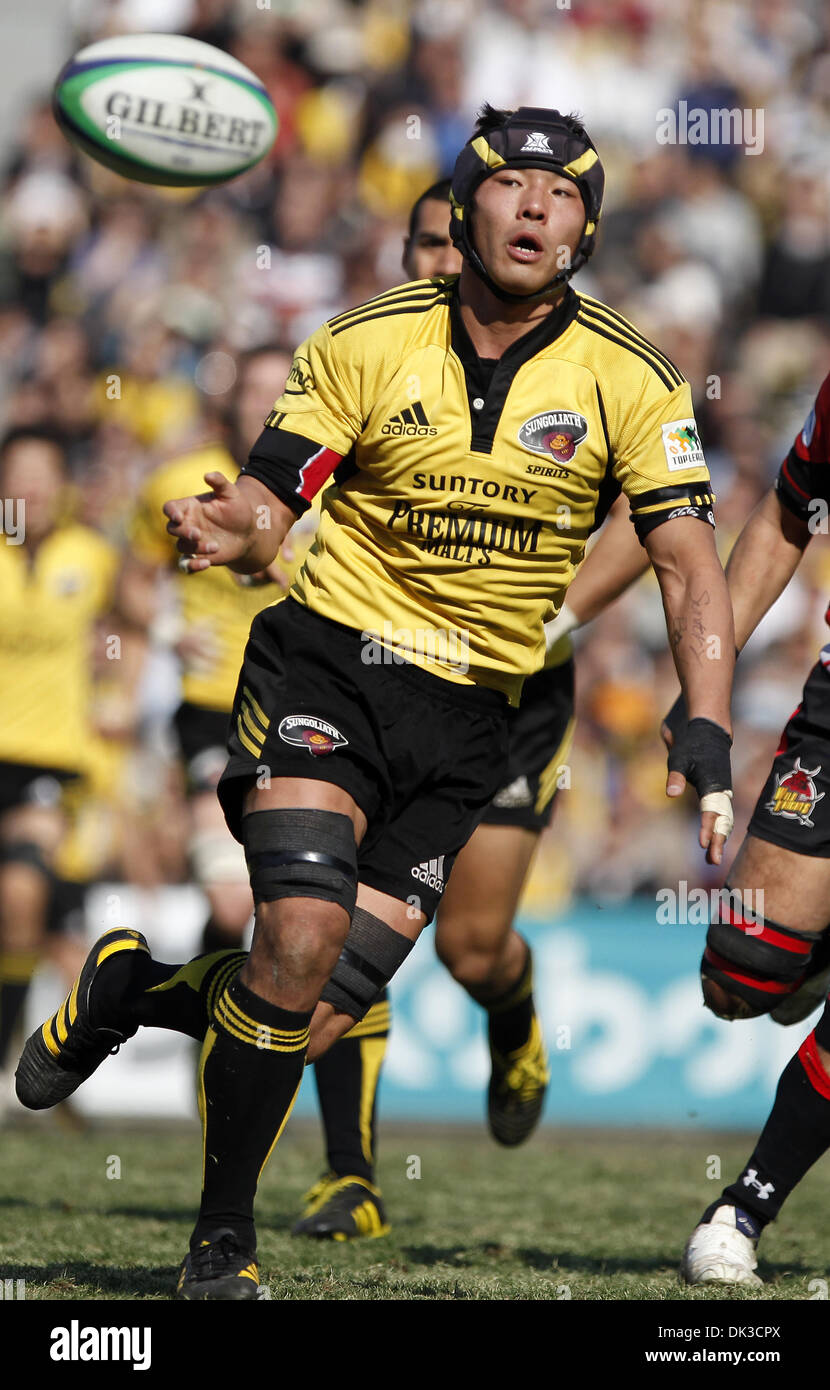 Feb. 27, 2011 - Tokyo, Japan - TAKAMICHI SASAKI of SUNTORY SUNGOLIATH ...