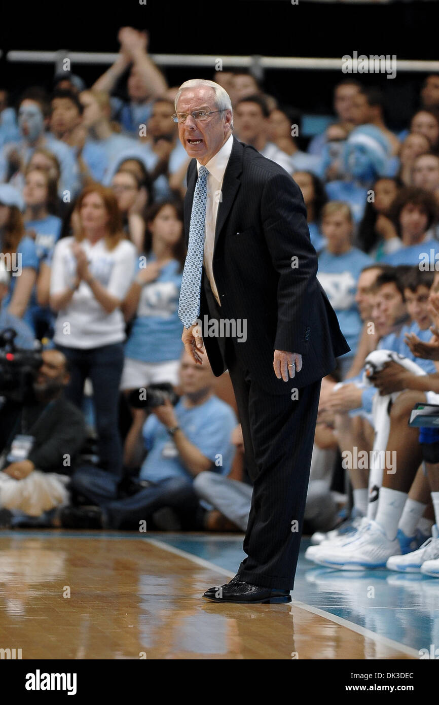 North carolina tar heels head coach roy williams hi-res stock ...