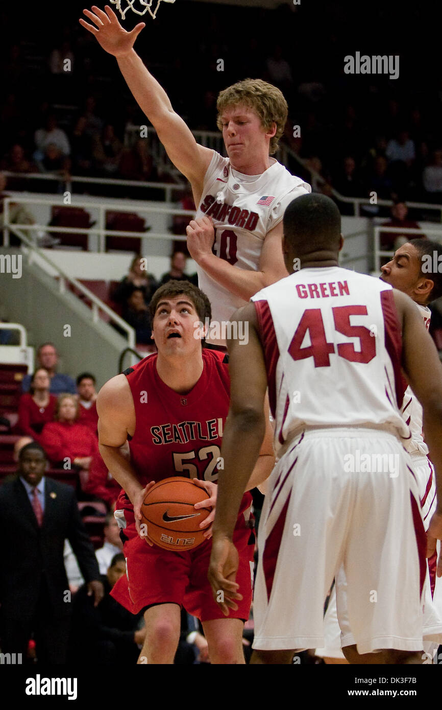 Mar. 1, 2011 - Stanford, California, U.S - Seattle Redhawks forward ...