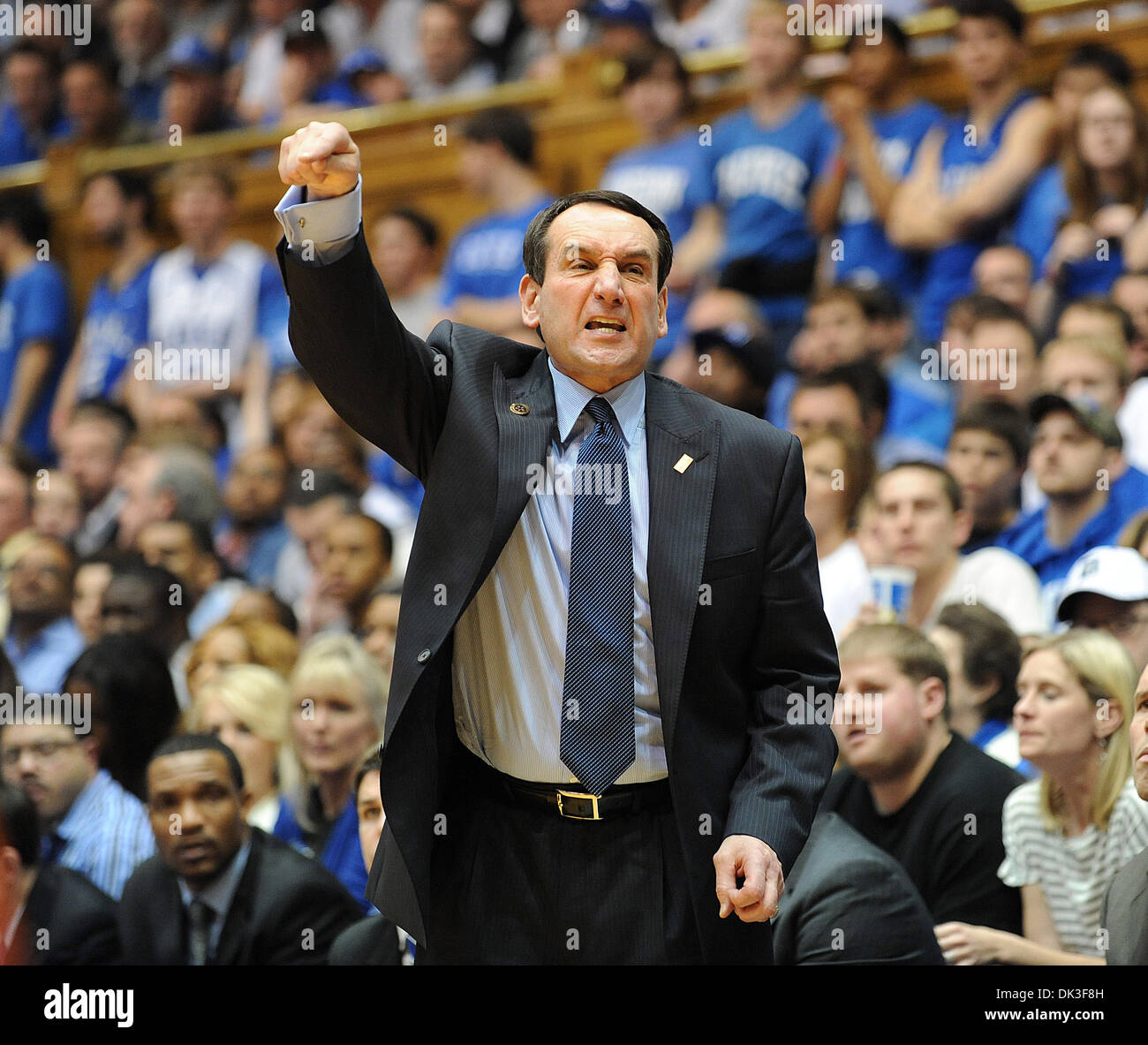 Mar 2, 2011 - Durham, North Carolina; USA - Duke Blue Devils Head Coach ...