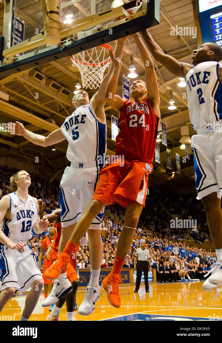 Mar. 2, 2011 - Durham, North Carolina, U.S - Clemson Tigers forward ...