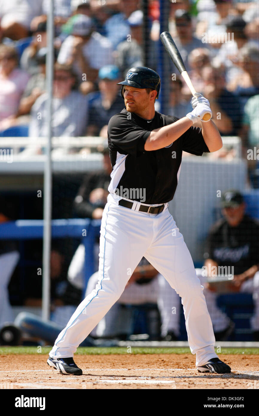 Mar. 3, 2011 - Dunedin, Florida, U.S - Toronto Blue Jays left fielder ...