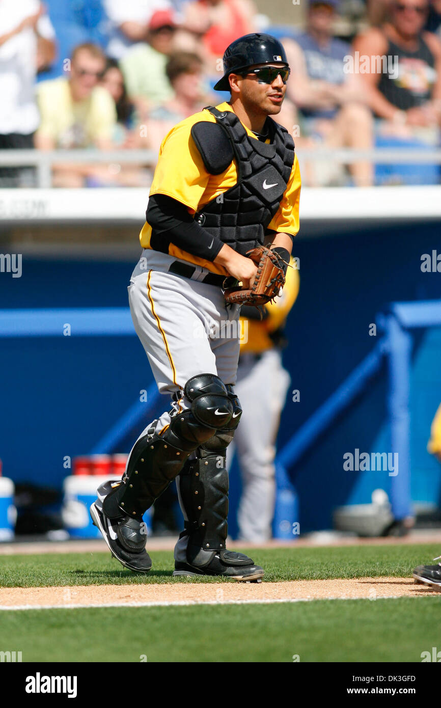 Mar. 3, 2011 - Dunedin, Florida, U.S - Pittsburgh Pirates catcher Jason ...