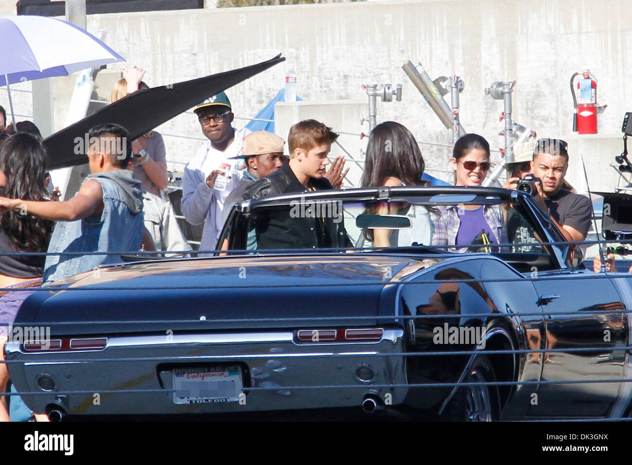 Justin Bieber filming his new music video in Los Angeles Los Angeles ...