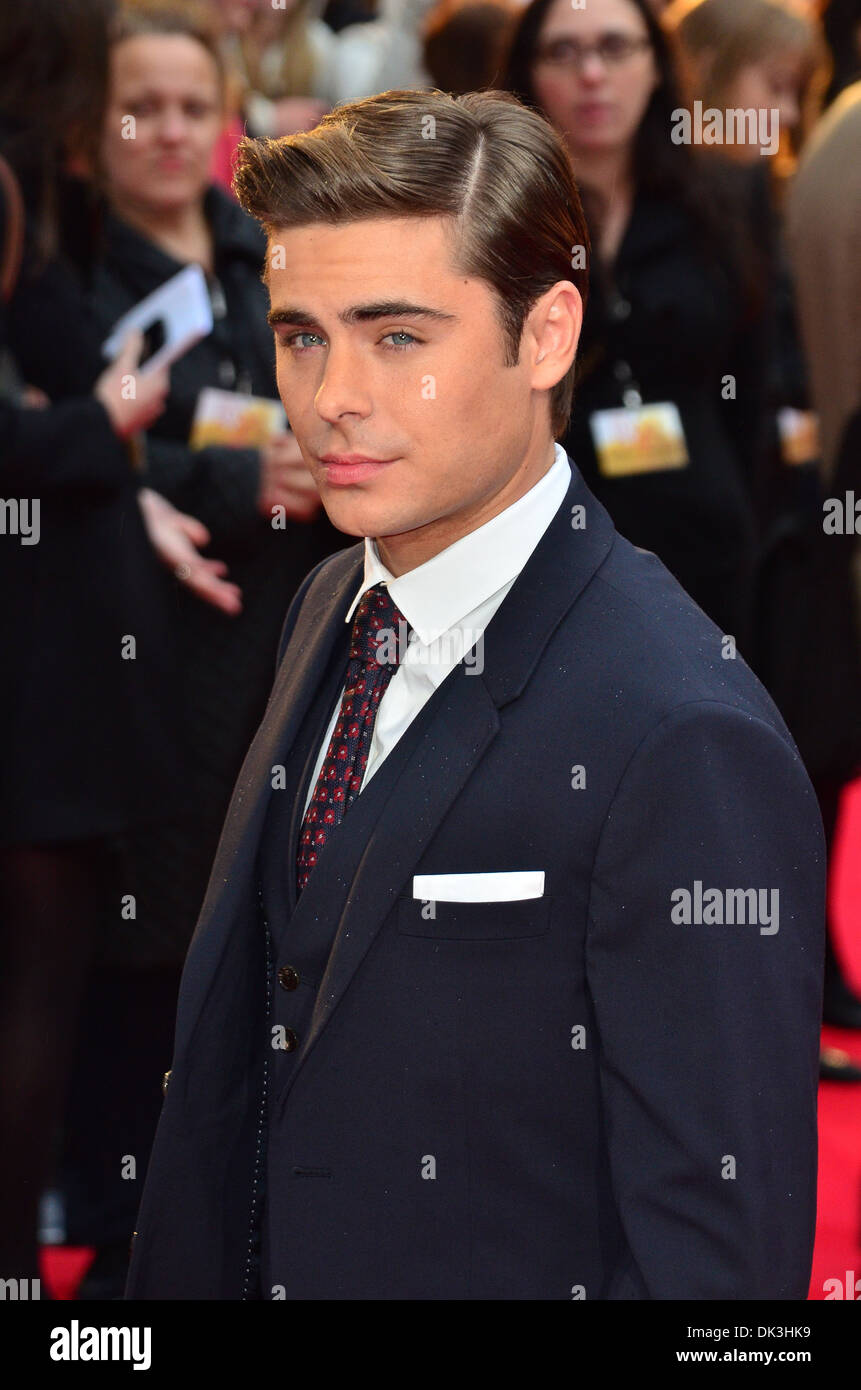 Zac Efron 'The Lucky One' UK film premiere held at Bluebird Restaurant ...