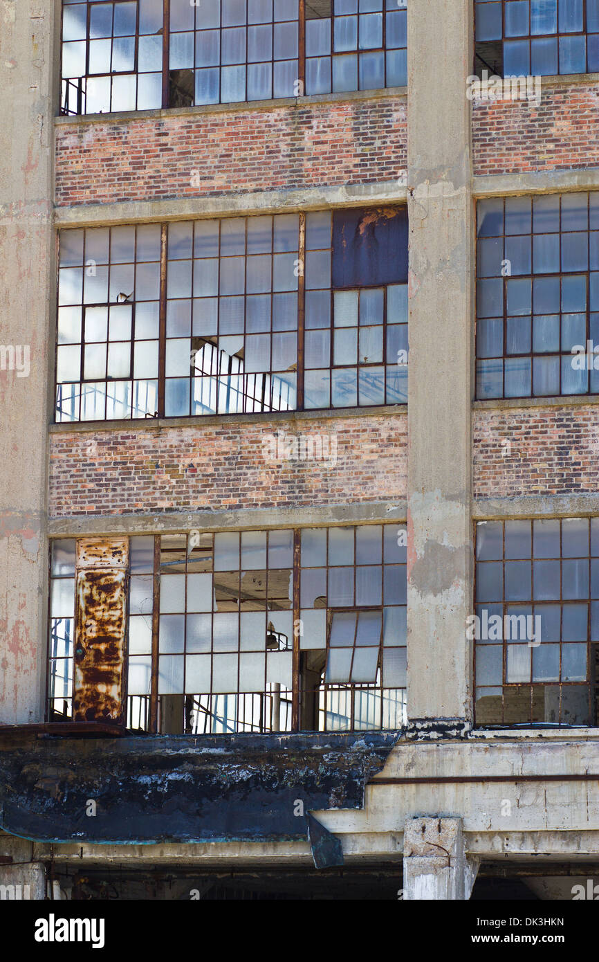 Urban Automotive Blight II - Abandoned Automotive Factory - Worn ...