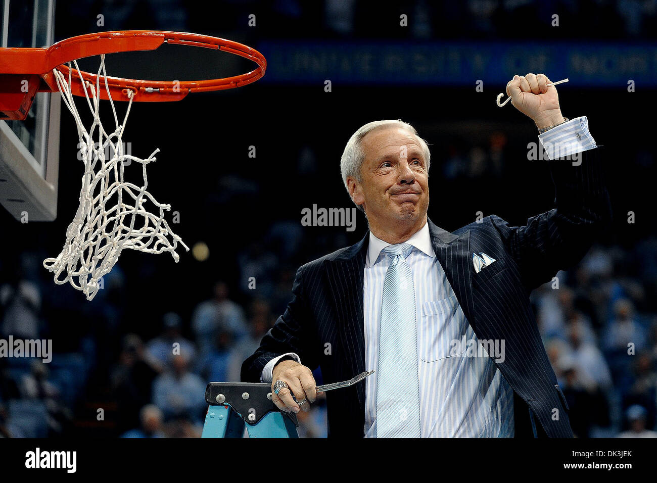 North carolina tar heels head coach roy williams hi-res stock ...