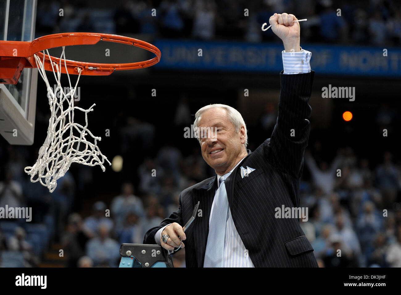 North carolina tar heels head coach roy williams hi-res stock ...