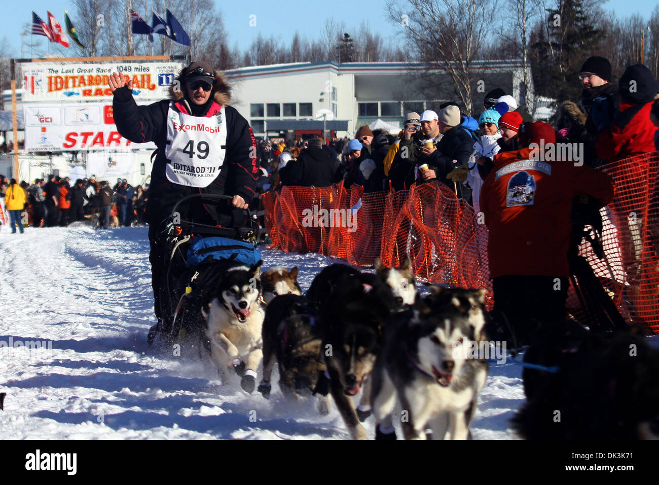 Mar 06, 2011 - Willow, Alaska, U.S. - Five-time Iditarod champion RICK ...