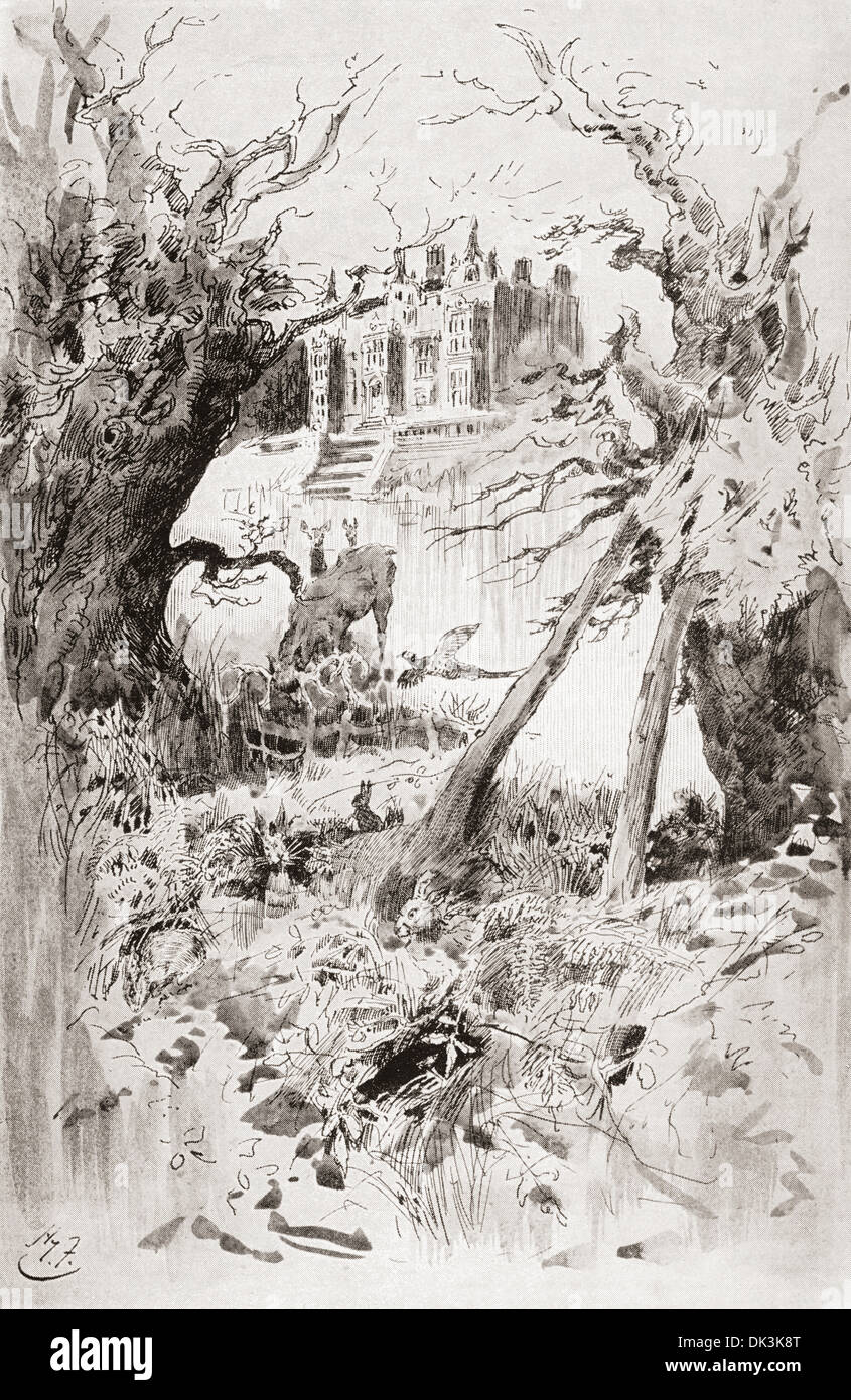 Bleak House. Illustration by Harry Furniss for the Charles Dickens ...