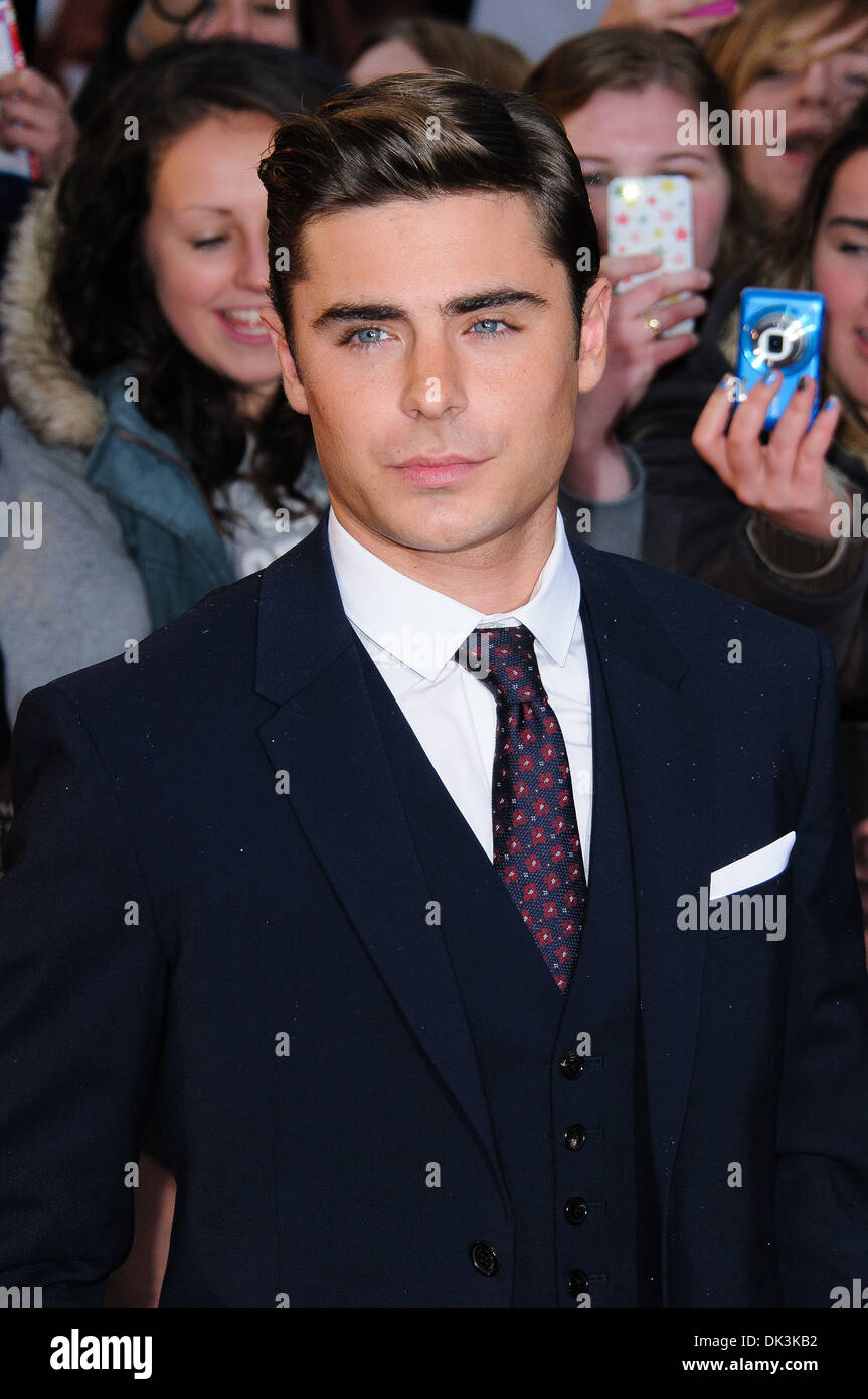 Zac Efron 'The Lucky One' UK film premiere held at Bluebird Restaurant ...