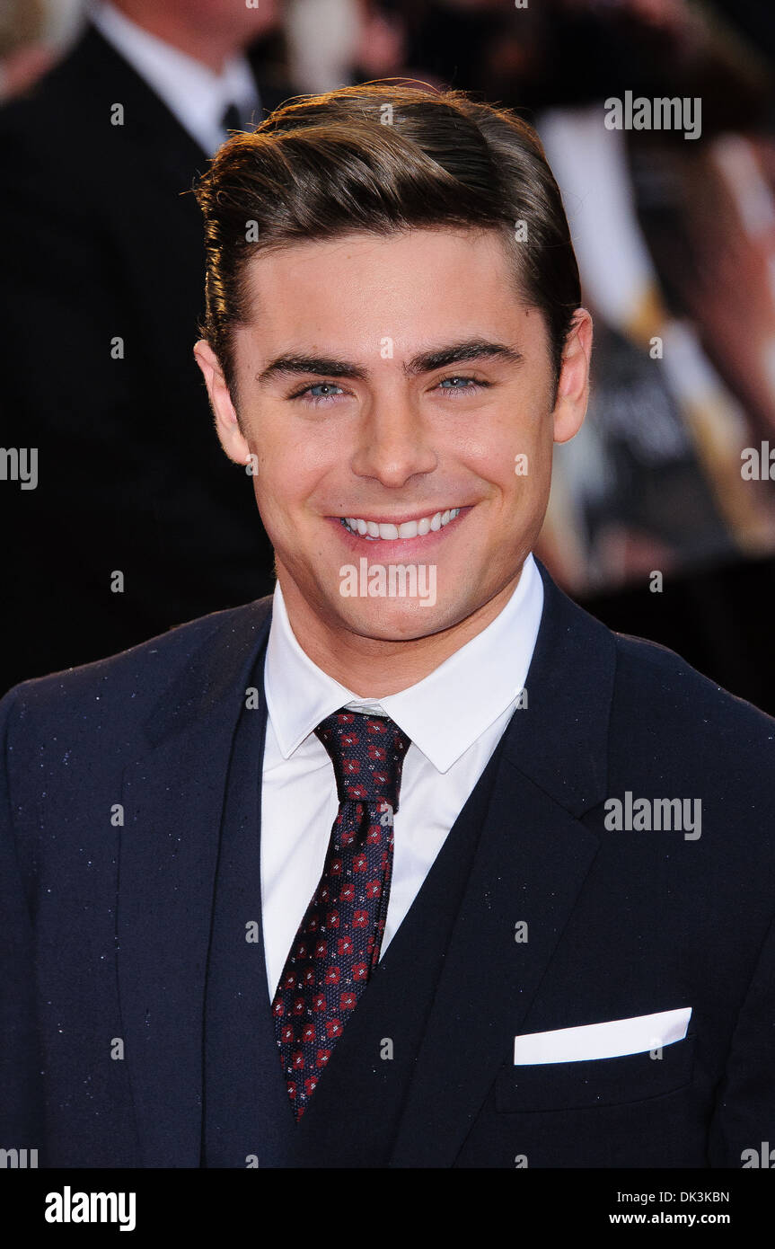 Zac Efron 'The Lucky One' UK film premiere held at Bluebird Restaurant ...