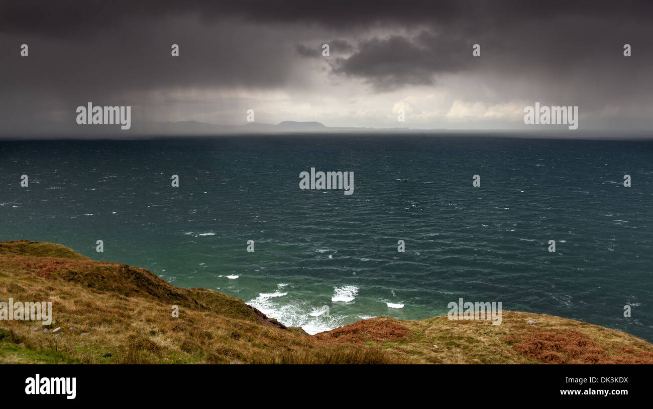 Big Sky, Melvaig to Skye, Wester Ross, Highlands, Scotland Stock Photo ...