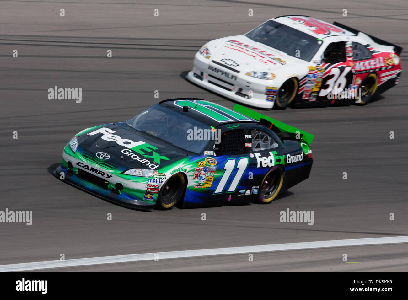 Mar. 6, 2011 - Las Vegas, Nevada, U.S - Denny Hamlin, driver of the #11 ...