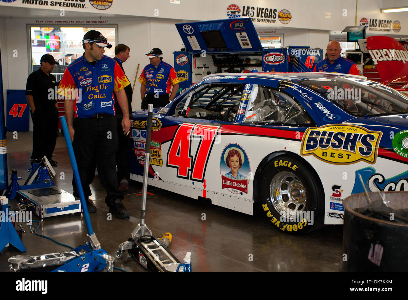 Mar. 6, 2011 - Las Vegas, Nevada, U.S - Bobby Labonte of the #47 ...